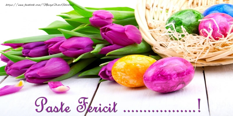 Paste Fericit ...! | Personalizare felicitari cu nume ...