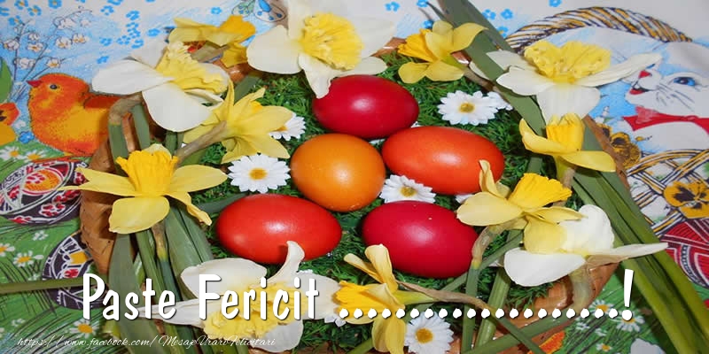 Paste Fericit ...! | Personalizare felicitari cu nume ...