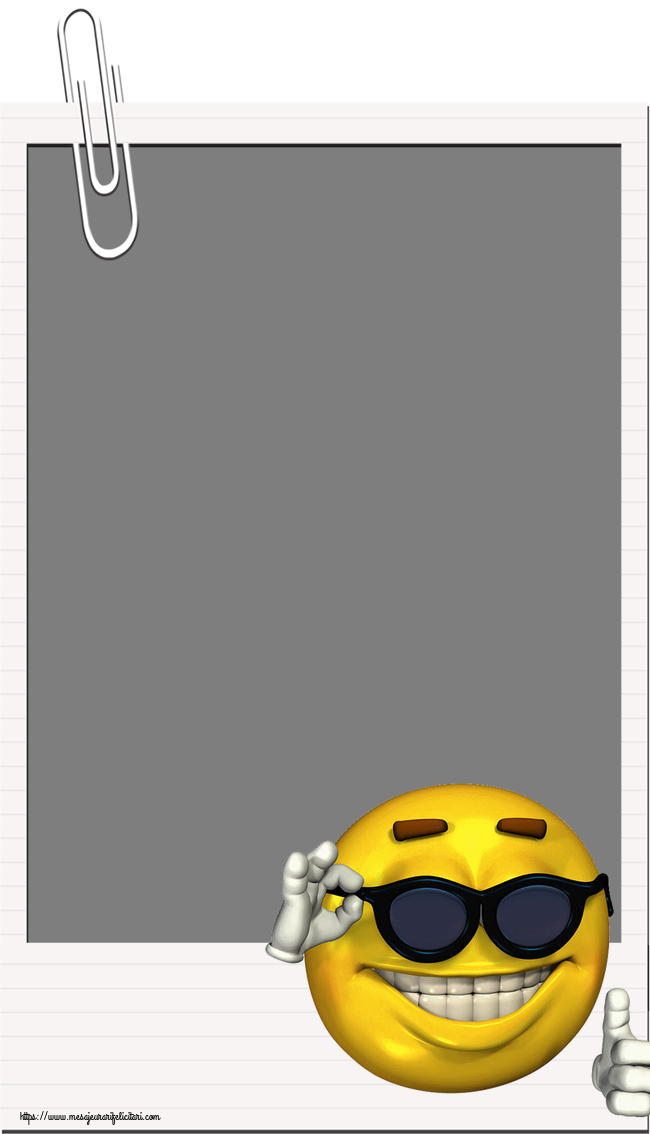 Personalizare Imagini Rama Foto ~ Poza Agatata Cu Agrafa Emoticoana Funny Cu Ochelari
