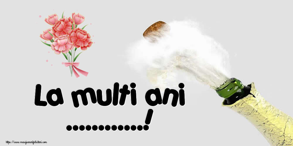 Șampanie & buchet de garoafe - Clipart | Personalizare felicitari cu ...