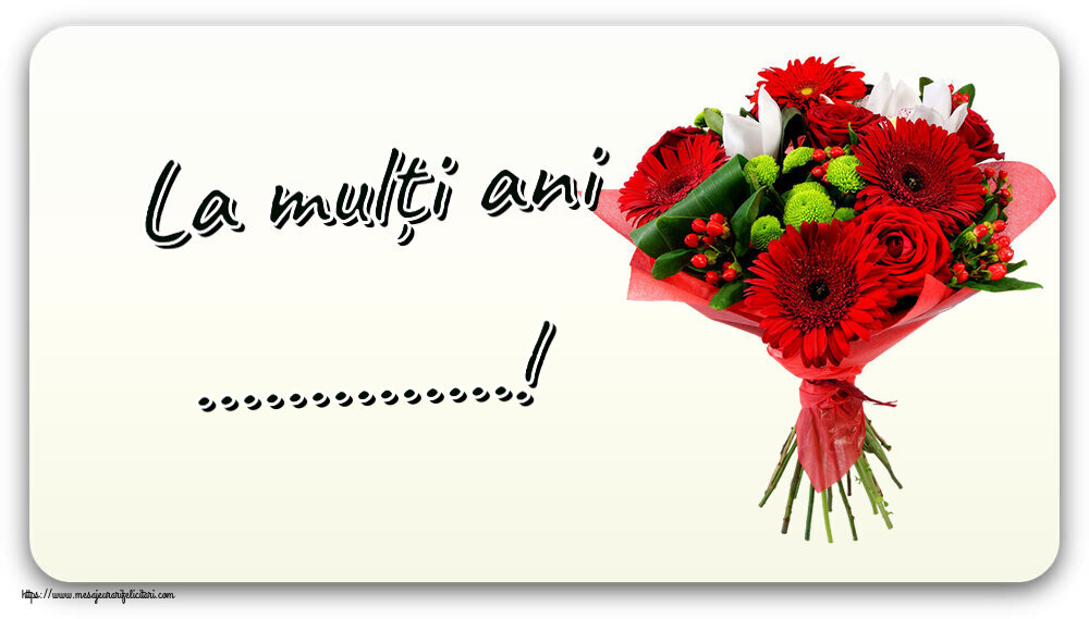 Buchet cu gerbere | Personalizare felicitari cu nume ...
